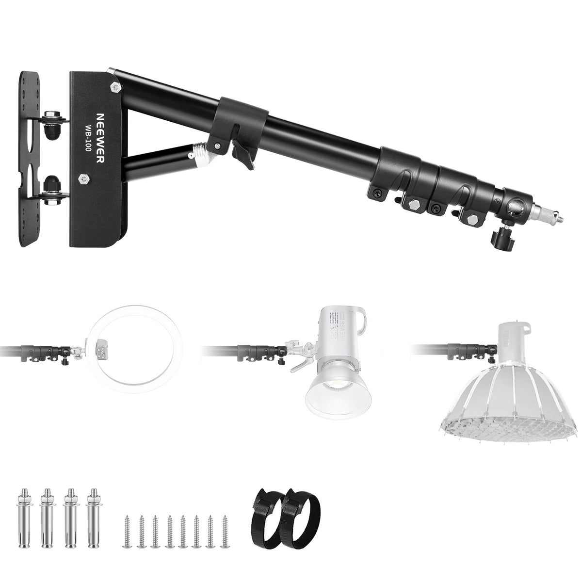 NEEWER WB-100 116cm 壁掛けブームアーム – NEEWER.JP