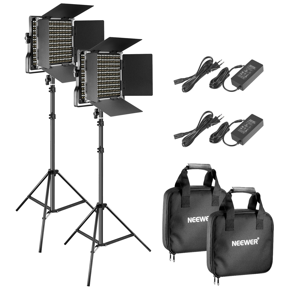 NEEWER 2パック 二色660 LEDビデオライトキット – NEEWER.JP